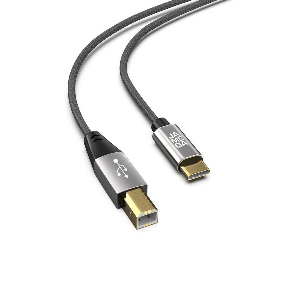 Jamega Usb C Auf Usb B Druckerkabel Scannerkabel Datenkabel Hp Canon
