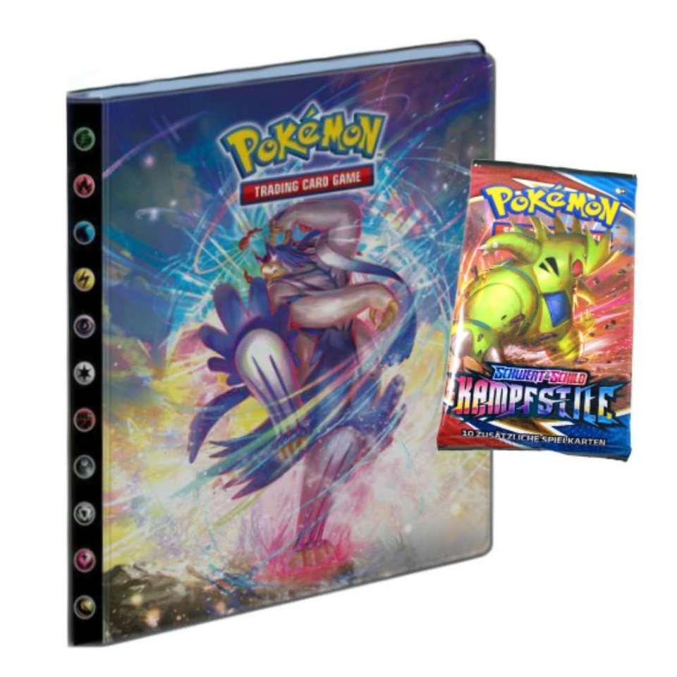 POKÉMON Sammelkarte Pokemon Ultra Pro 4-Pocket Mappe + 1 Booster Kampf POKÉMON Sammelkarte Pokemon Ultra Pro 4-Pocket Mappe + 1 Booster Kampf