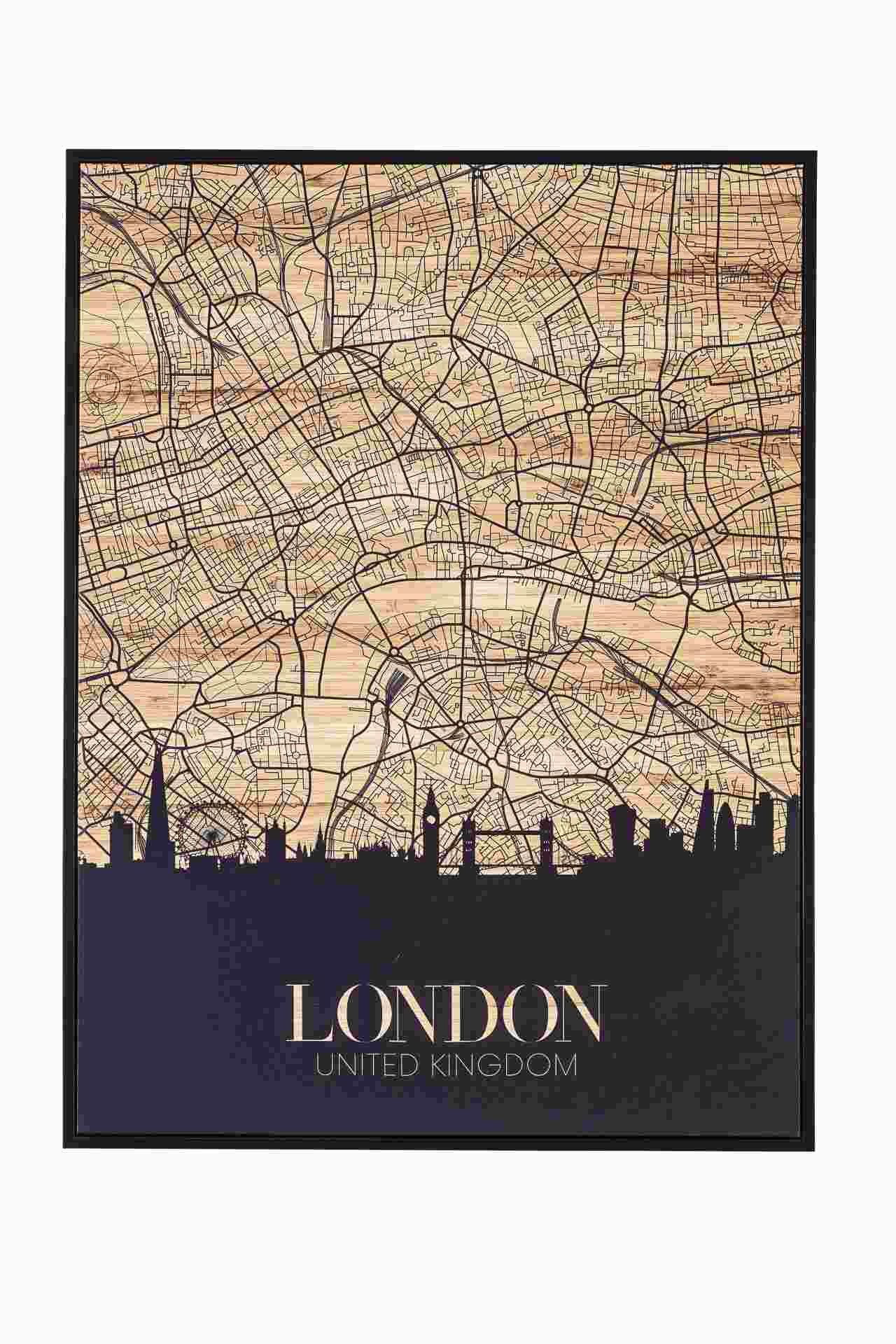 Bizzotto Bild Gemälde London Skyline, 60x80 cm