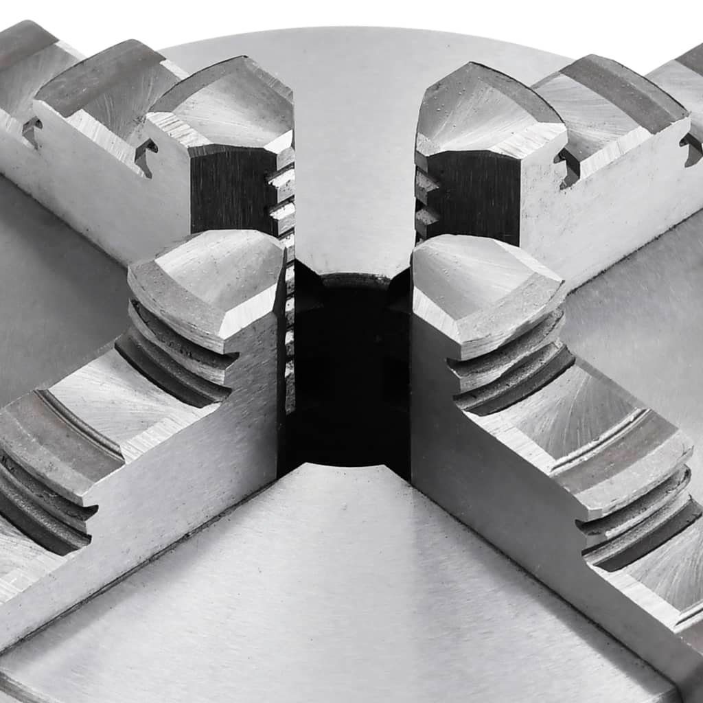 vidaXL Schraubzwinge 4-Backen-Drehfutter Selbstzentrierend 125 mm Stahl ...