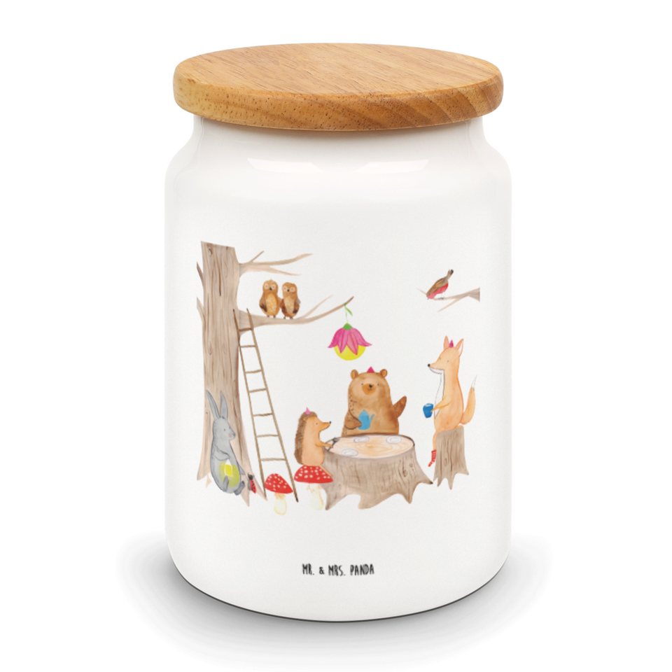Mr And Mrs Panda Vorratsdose Waldtiere Picknick Weiß Geschenk