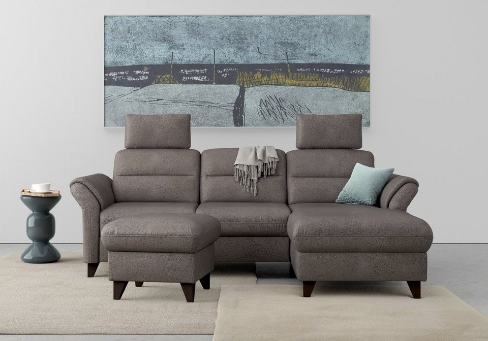 Sitandmore Ecksofa Mellum L Form Federkern Wahlweise Mit Bettfunktion