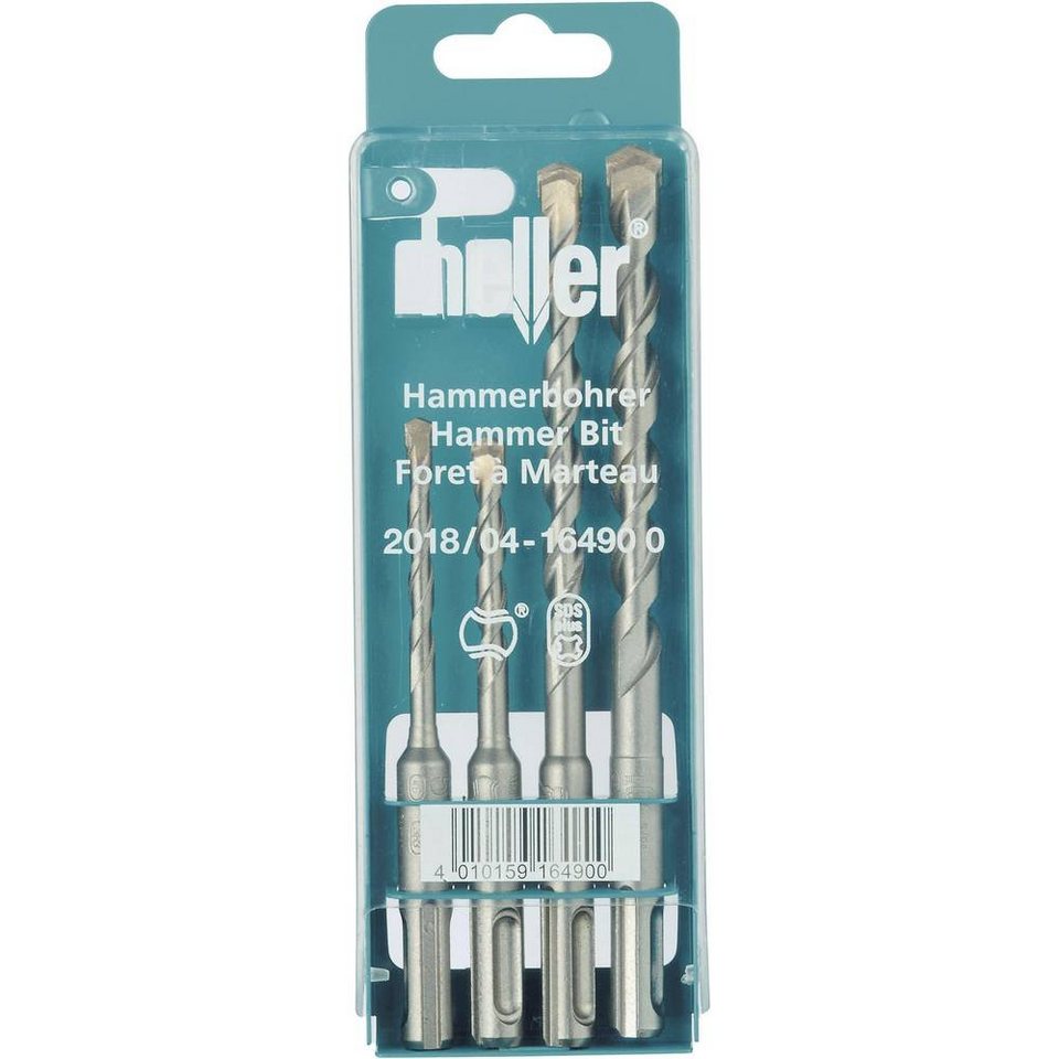 Heller Spiralbohrer ® Sds Plus Hammerbohrer Satz 4tlg X Arbeits