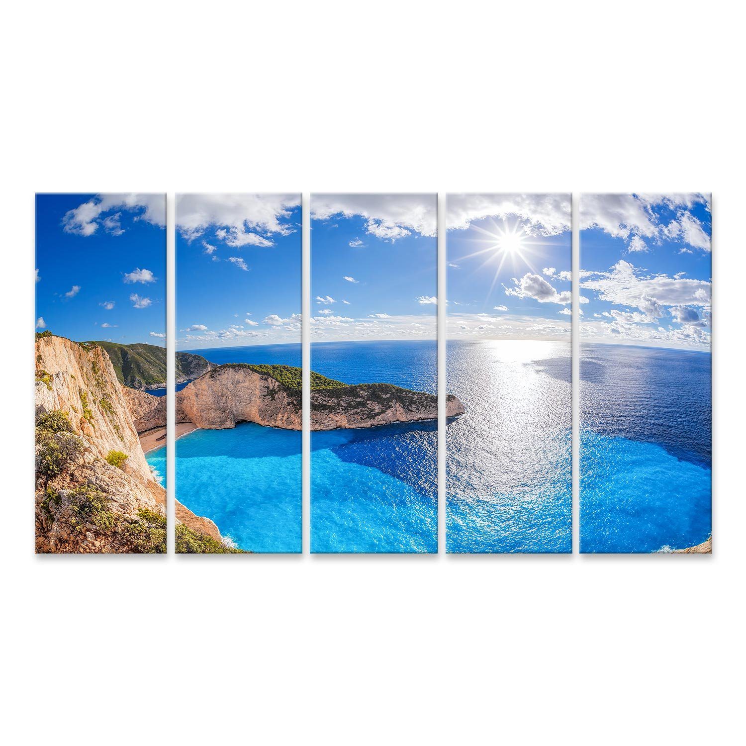 Islandburner Leinwandbild Bild Auf Leinwand Navagio Strand Mit
