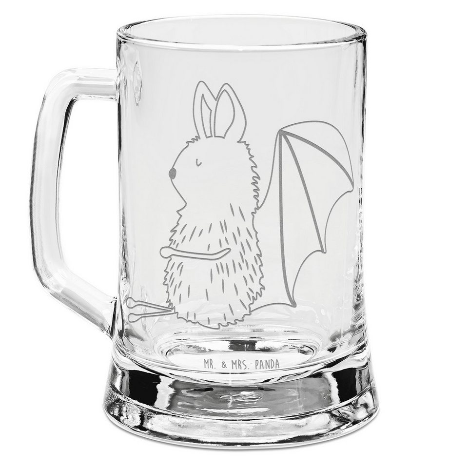 Mr. & Mrs. Panda Bierkrug Fledermaus Sitzen - Transparent - Geschenk ... Mr. & Mrs. Panda Bierkrug Fledermaus Sitzen - Transparent - Geschenk ...