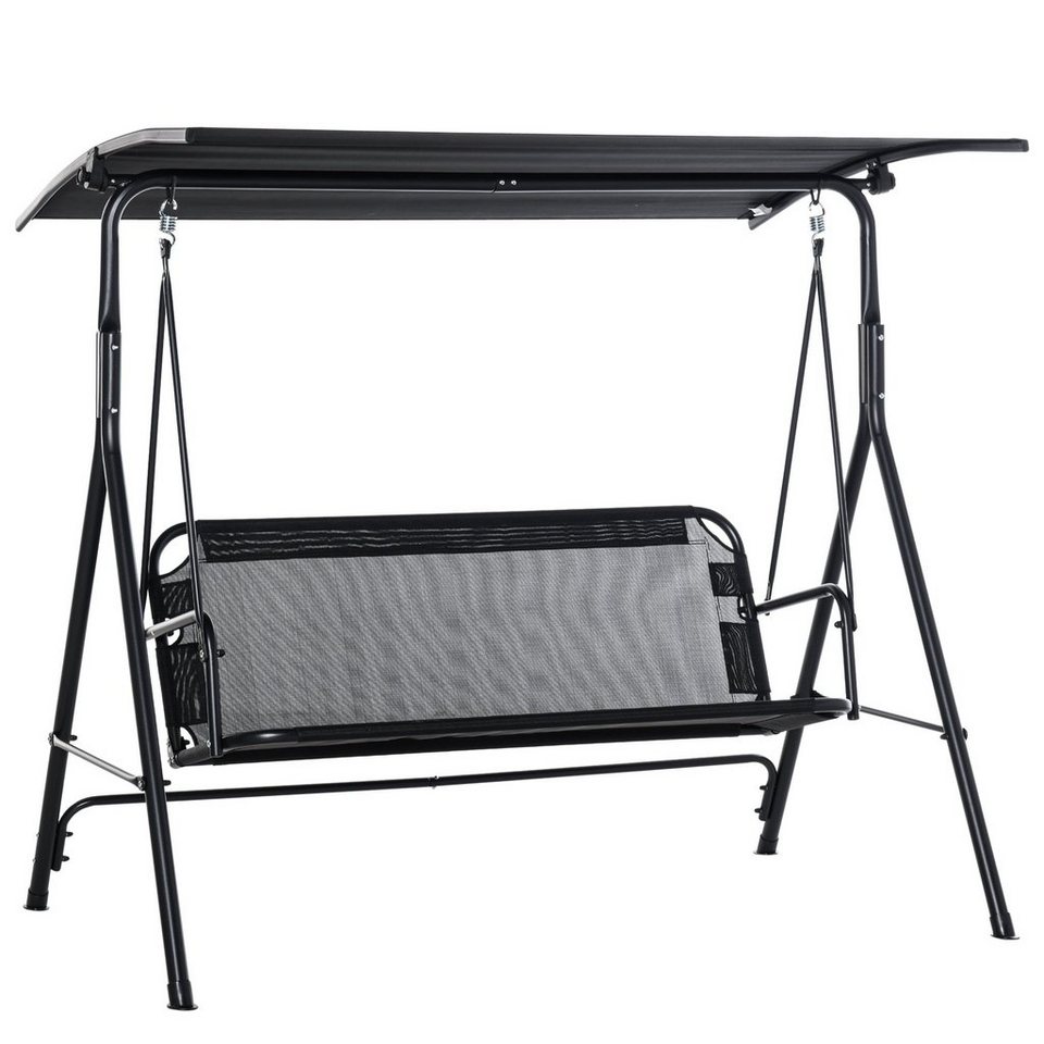 Outsunny Hollywoodschaukel »3- Sitzer Hollywoodschaukel mit Sonnendach ... Outsunny Hollywoodschaukel »3- Sitzer Hollywoodschaukel mit Sonnendach ...