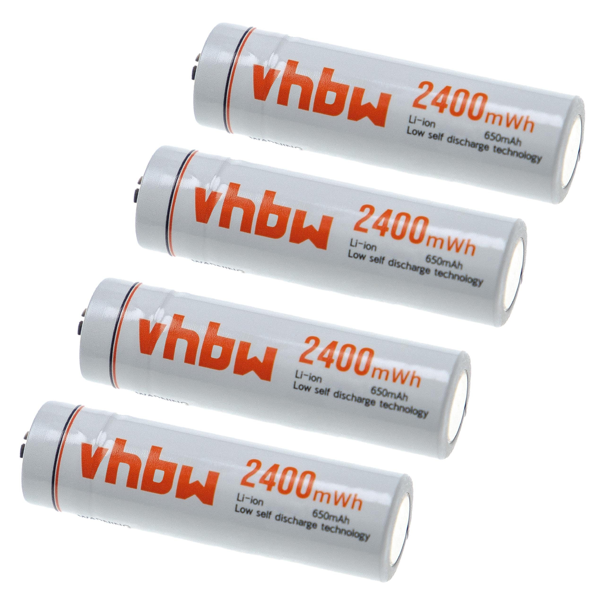 vhbw für (650 mAh, 1,5 V, Li-Ion) Akku Li-Ion 650 mAh (1,5 V)