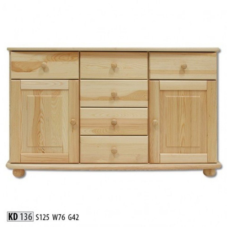 Jvmoebel Kommode Massive Kommode Möbel Kommoden Schrank Sideboard
