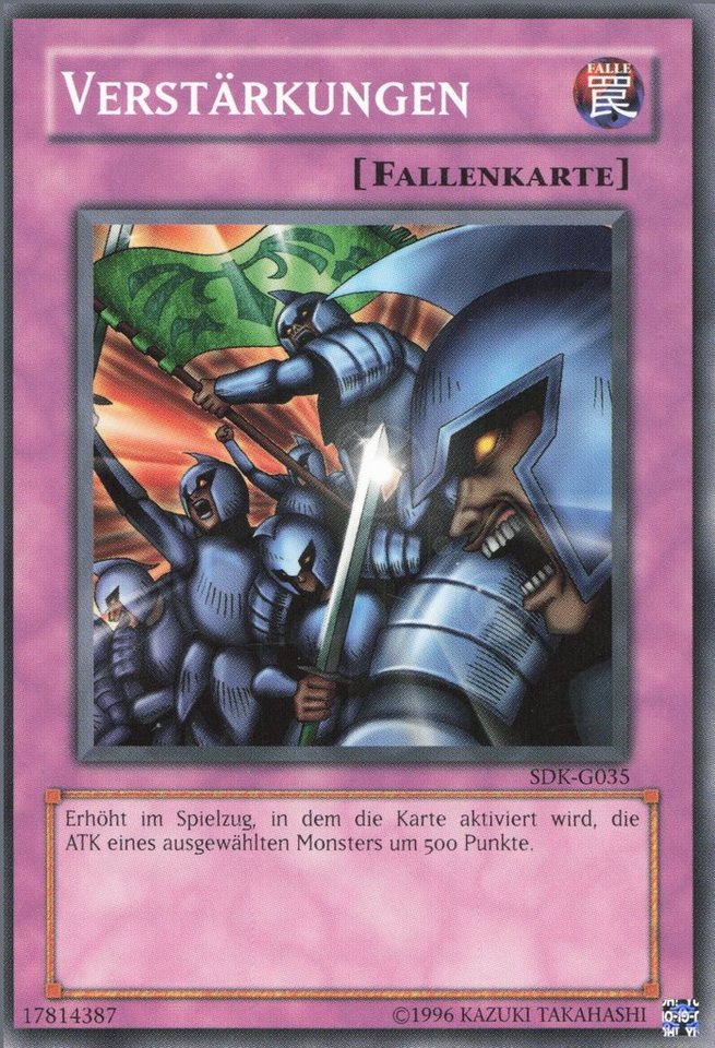 Recollectibles Sammelkarte Yugioh Karte Verstärkungen V 1 Deutsch Yu