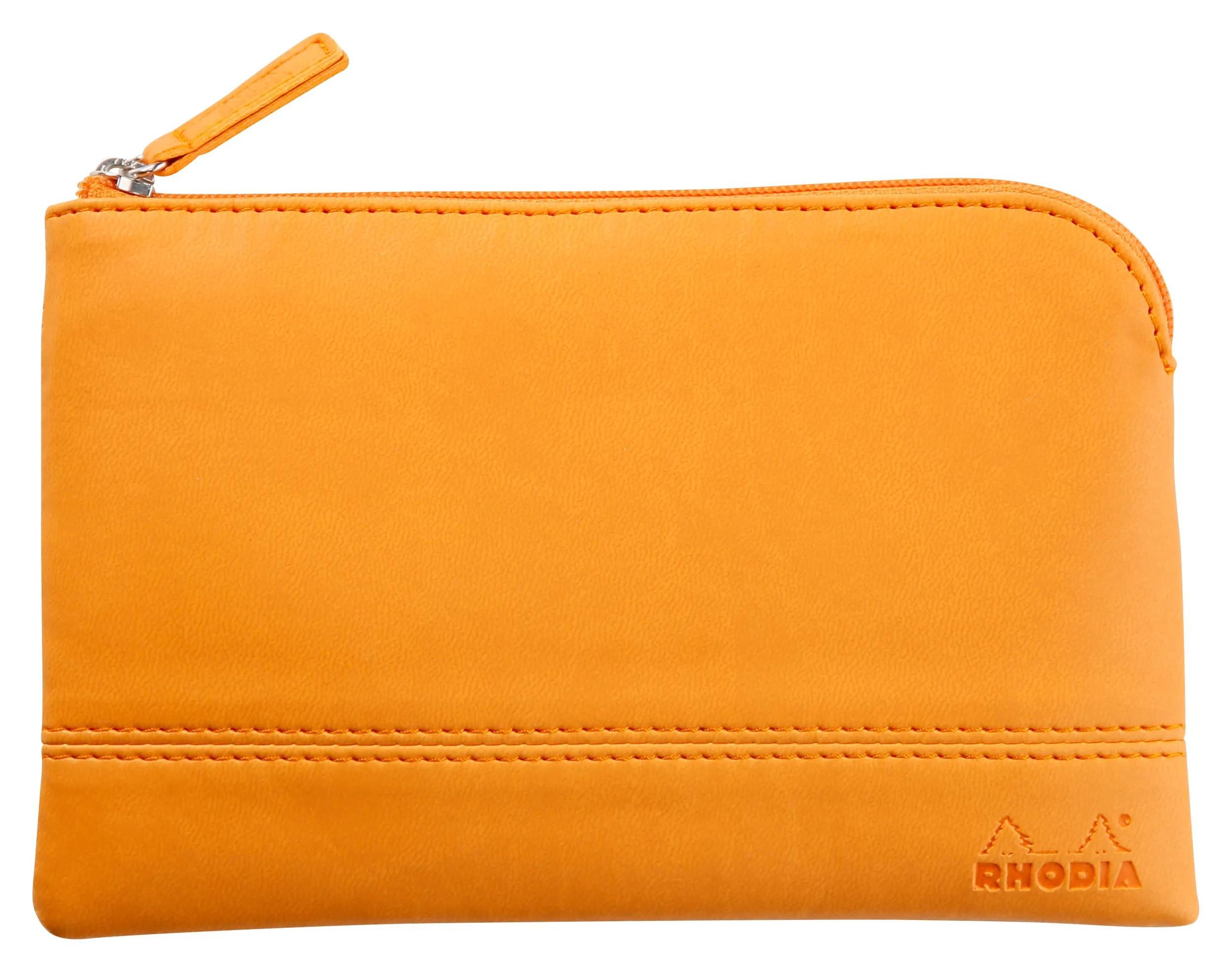 Rhodia Prospekthülle Etui aus Kunstleder Reißverschluss, 11x17 cm ...