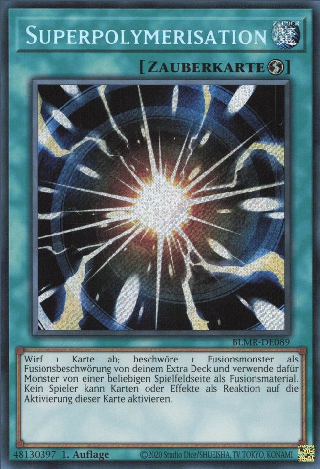 Recollectibles Sammelkarte Yugioh Karte Superpolymerisation Deutsch Yu