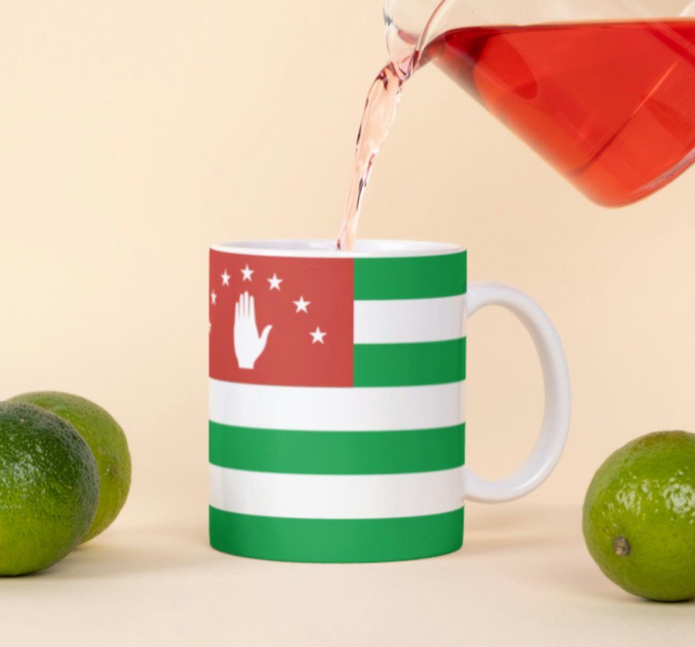Tinisu Tasse Abchasien Tasse Flagge Pot Kaffeetasse National Becher