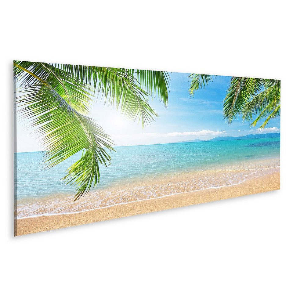 Islandburner Leinwandbild Bild Auf Leinwand Palmen Und Tropischen