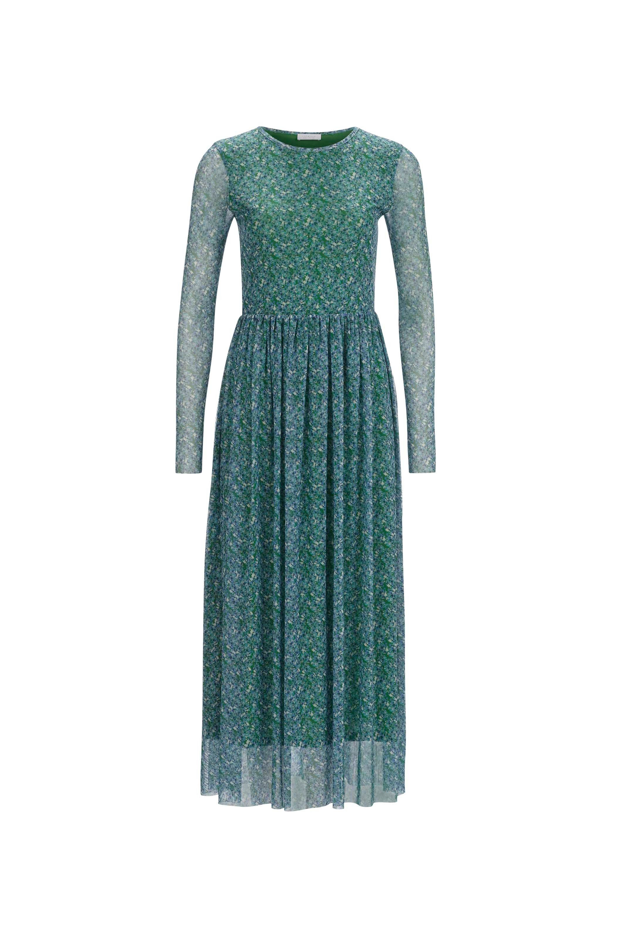 Rich & Royal Blusenkleid (1-tlg) Drapiert/gerafft, Dress recycled mesh