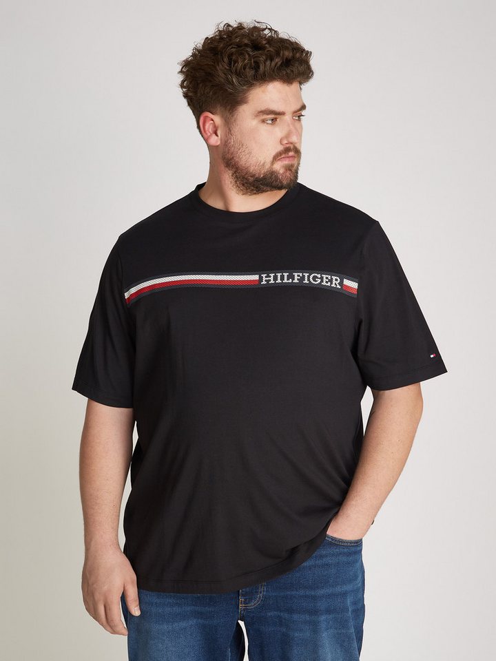Tommy Hilfiger Big And Tall T Shirt Bt Chest Stripe Tee B Große Größen