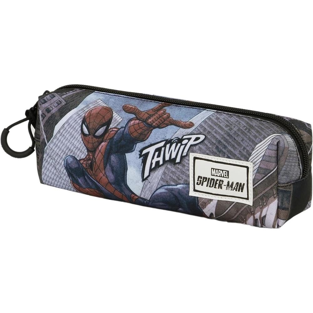 Karactermania Federmäppchen Marvel Spiderman Federmappe + 2 Radierbare ...