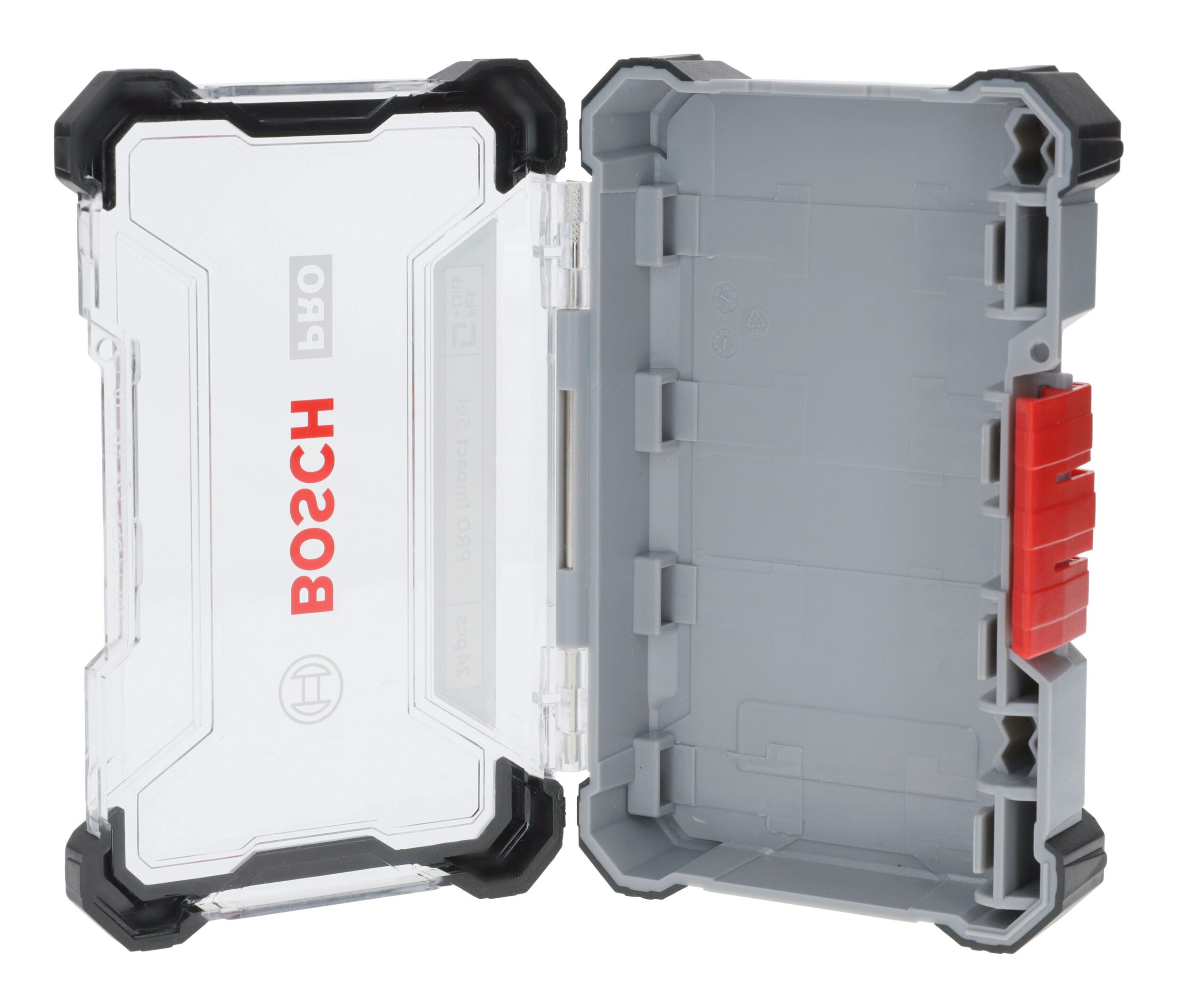 BOSCH Werkzeugkoffer Pro, Pick and Click Koffer (Größe M), Toolbox