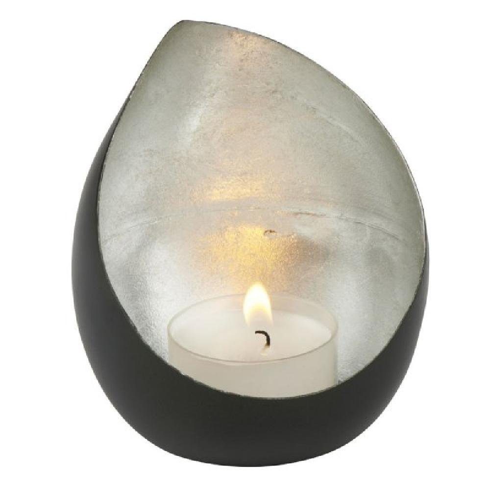 Lambert Windlicht Windlicht Antik Silber (9,5cm), Teelichtglas