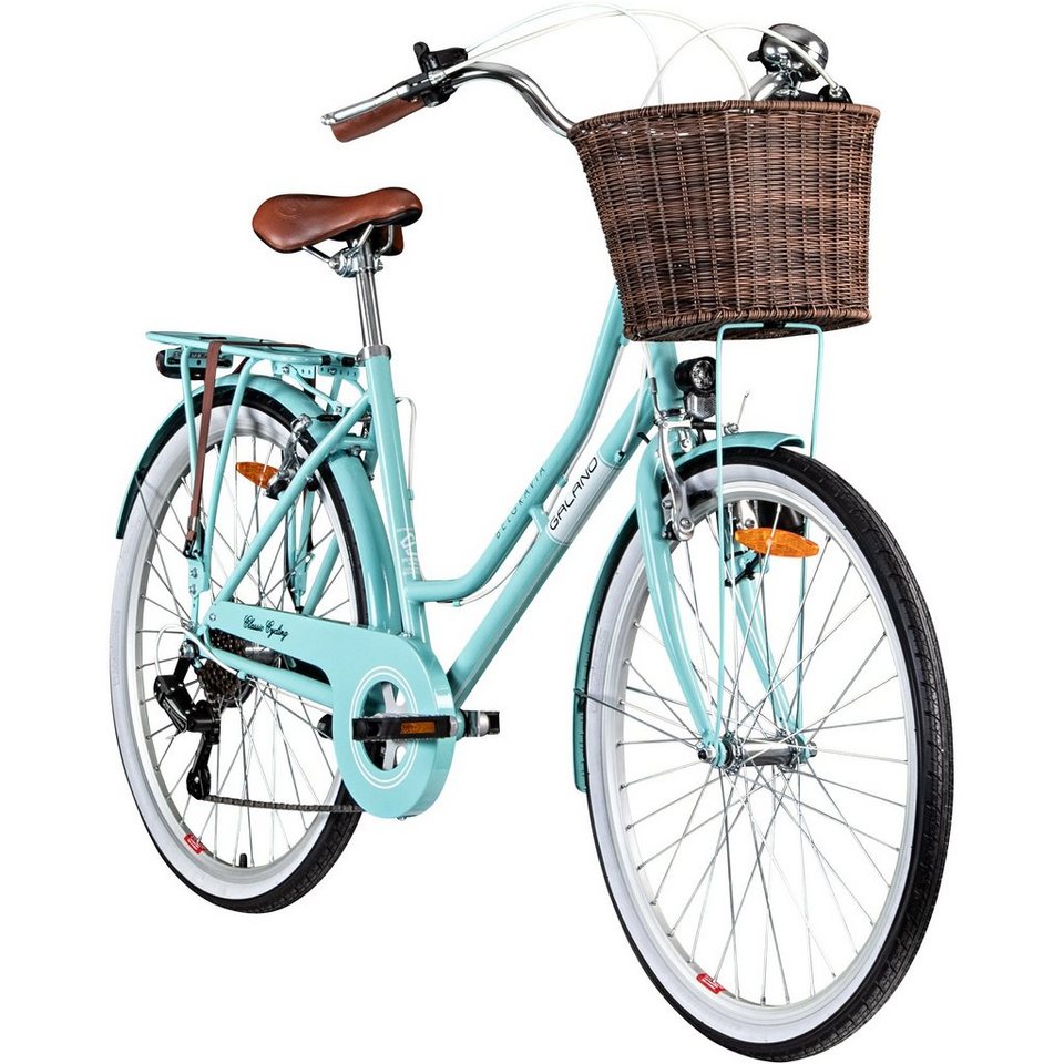 Galano Cityrad Belgravia, 6 Gang, Kettenschaltung, 26 Zoll Damenfahrrad ... Galano Cityrad Belgravia, 6 Gang, Kettenschaltung, 26 Zoll Damenfahrrad ...