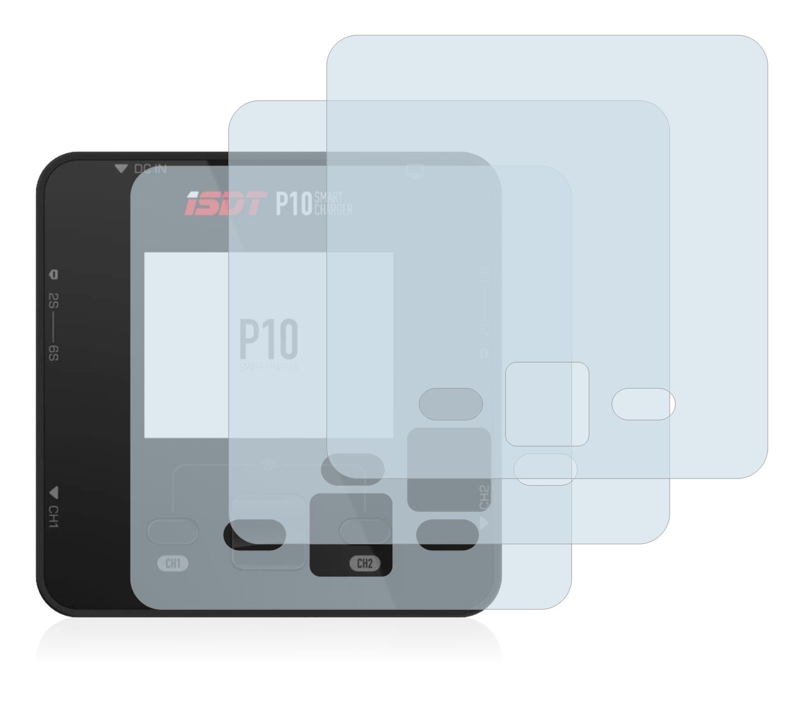 Brotect Flexible Panzerglasfolie Für Isdt P10 Displayschutzglas 3