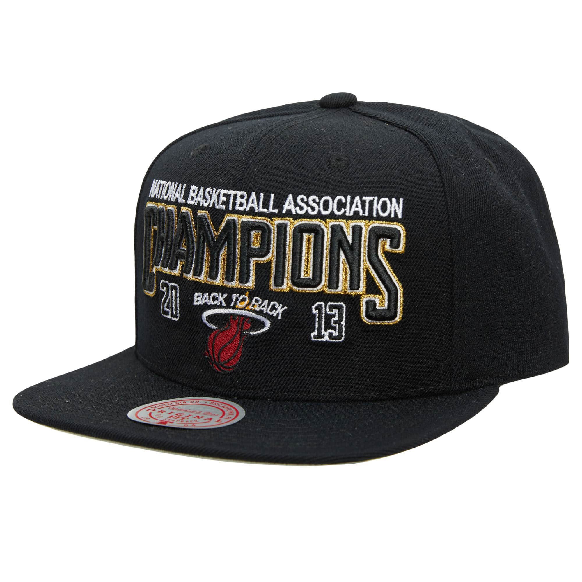 Mitchell & Ness Snapback Cap Miami Heat Champions 2013