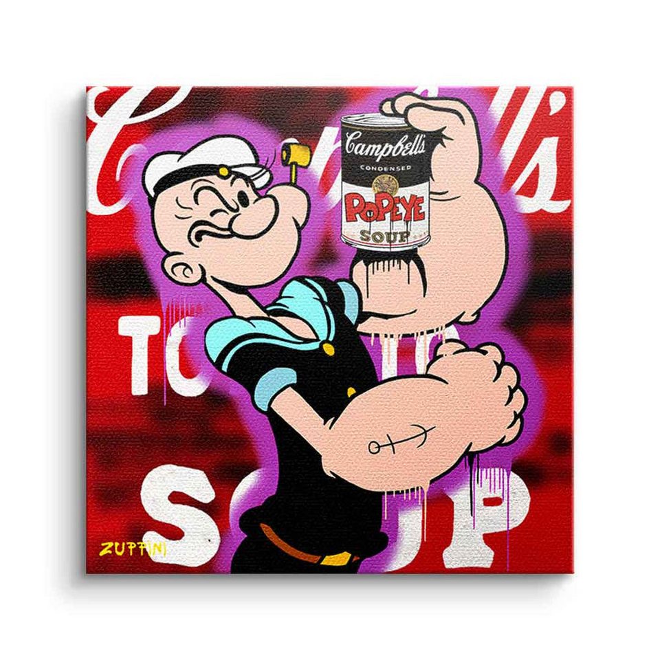 Dotcomcanvas® Leinwandbild Popeye Soup Leinwandbild Popeye Soup Pop