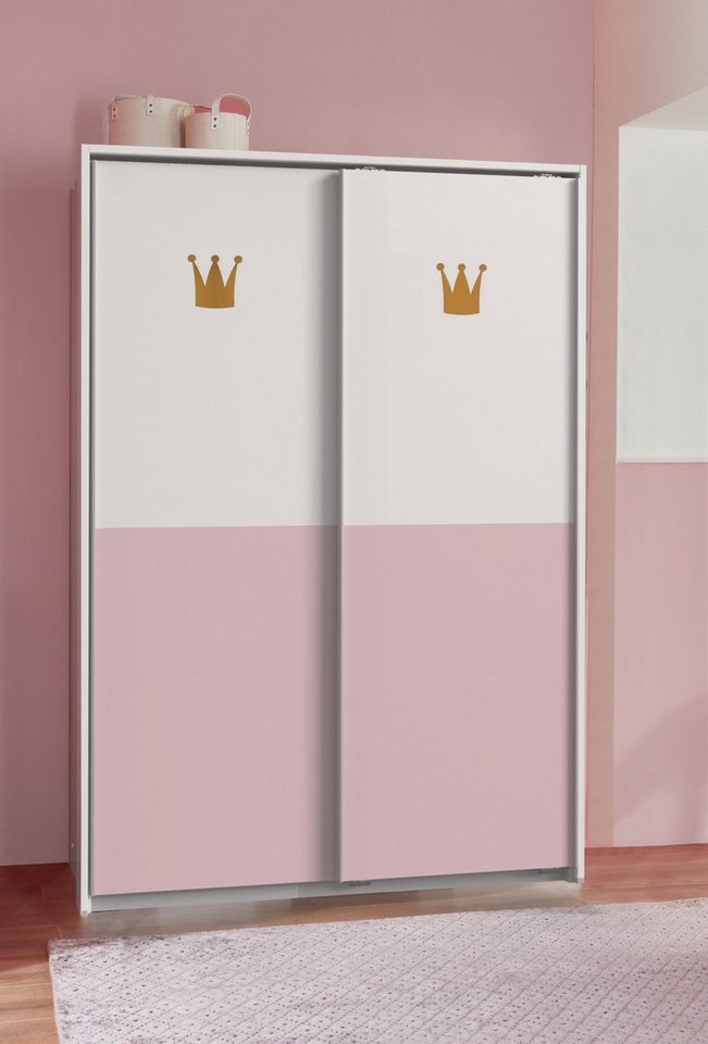 Möbelando Schwebetürenschrank Cindy2 Bxhxt 139x200x65 Cm In Weiss