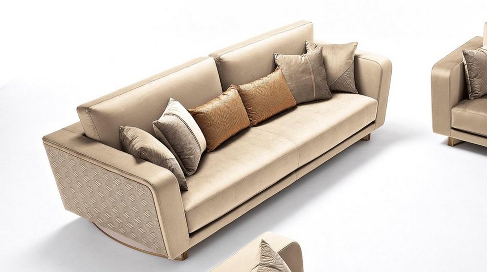 Jvmoebel Sofa Design Dreisitzer Couch Polster Sofa Modern 3er Sofa