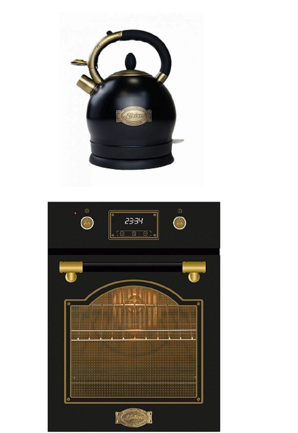 Kaiser Küchengeräte Backofen Eh 4796 Adwk 2000 Em Retro Backofen