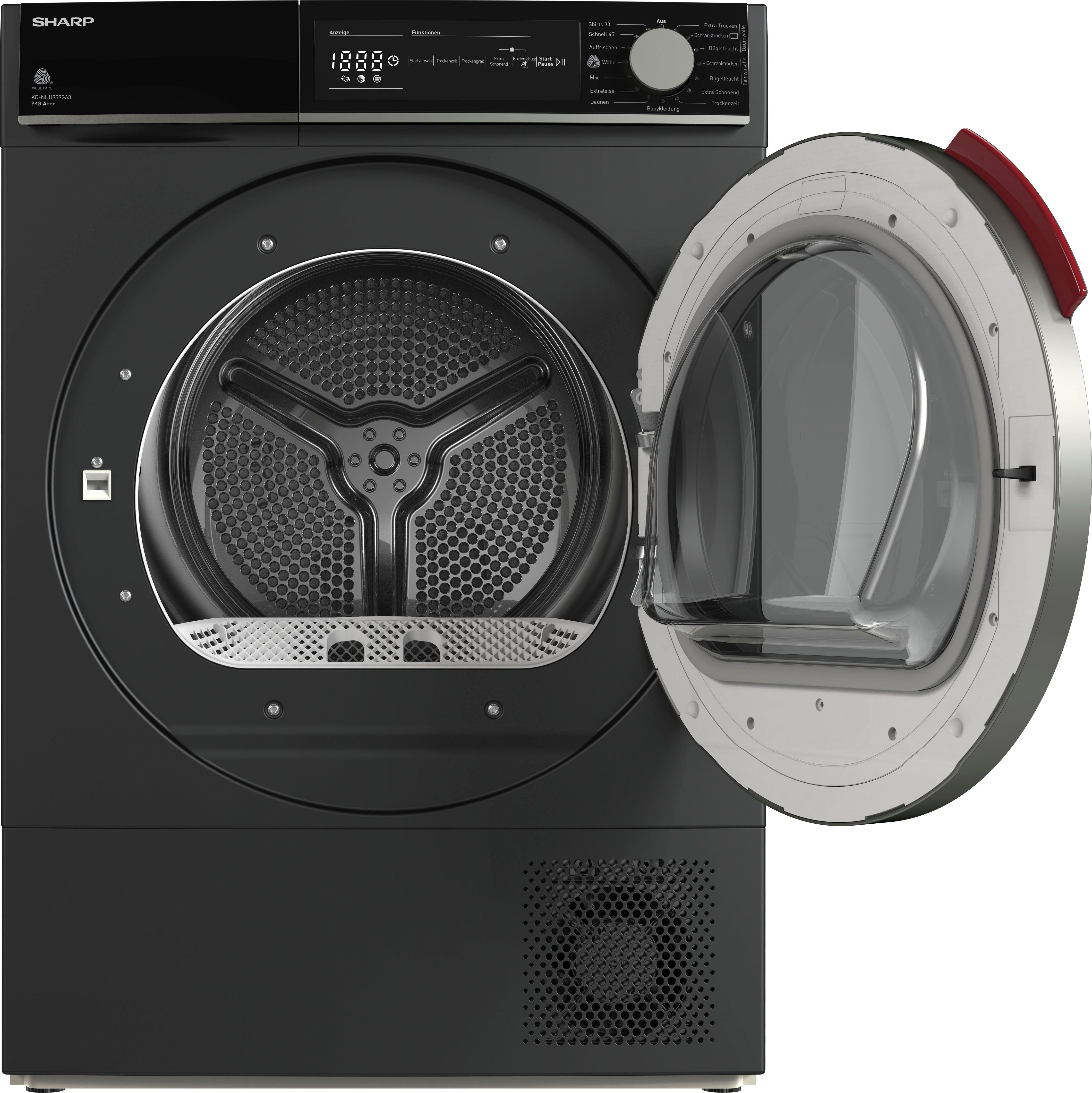 Sharp Wärmepumpentrockner KD-NHH9S9GA3-DE