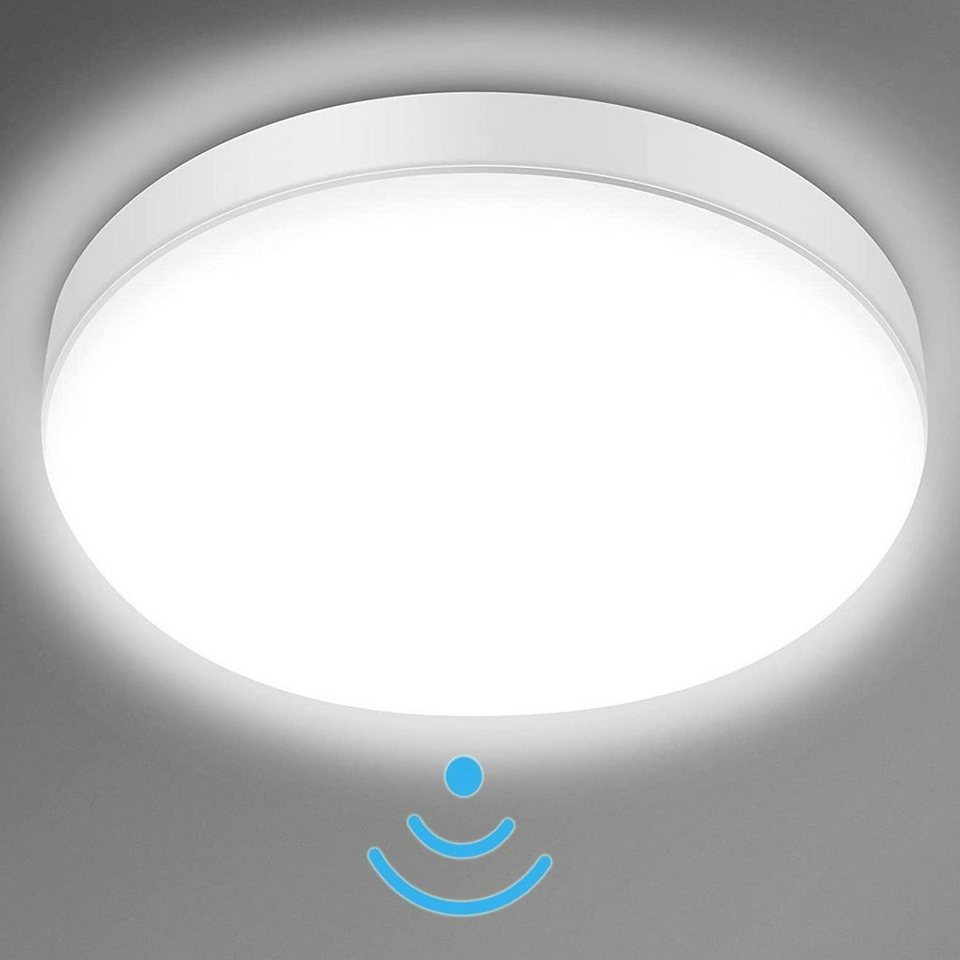 Letgospt Deckenleuchte Mit Radar Bewegungsmelder Deckenlampe 15w Led
