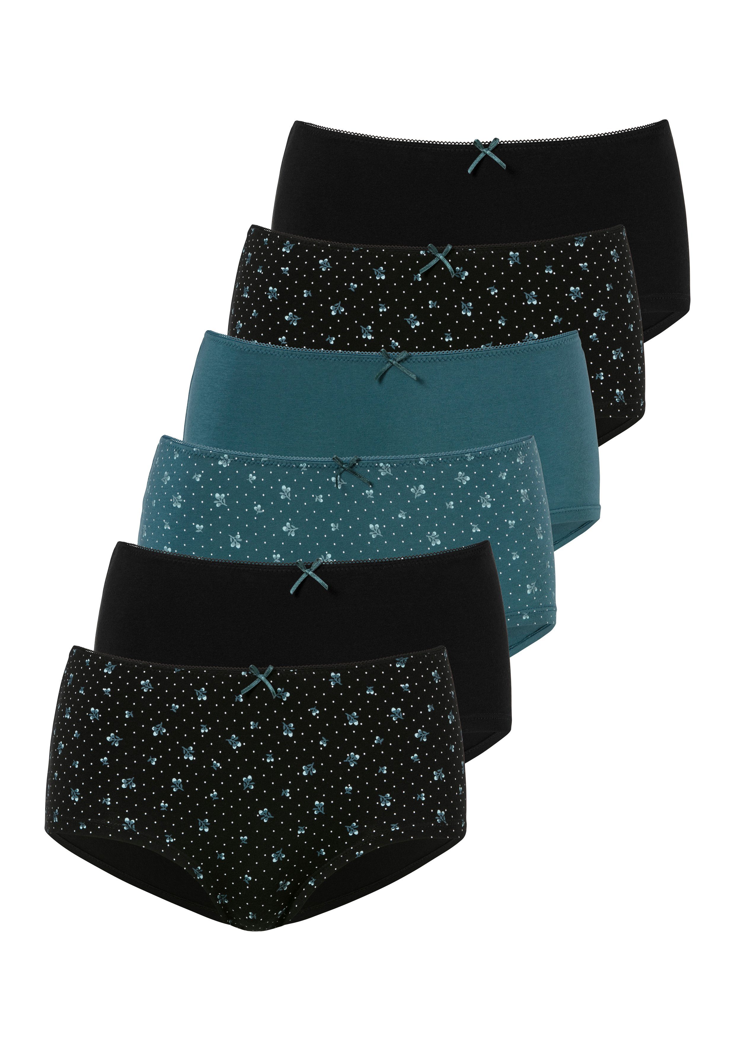 petite fleur Hipster (6er-Pack) aus elastischer Baumwolle