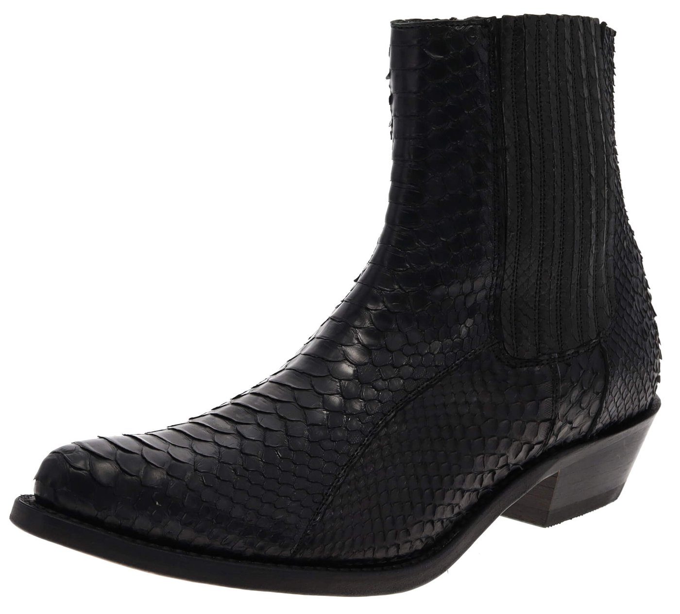 Fb Fashion Boots Pacito Piton Schwarz Stiefelette Rahmengenäht Herren