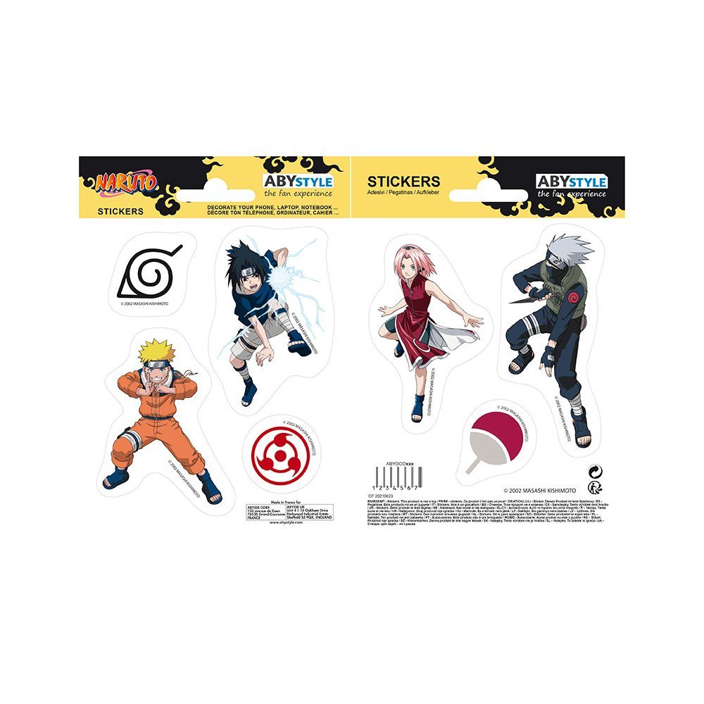 Naruto Sticker, Naruto Stickerbogen.