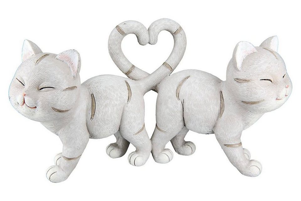 Gilde Handwerk Macrander Tierfigur Katzenfigur Katzenpaar Bilden Mit
