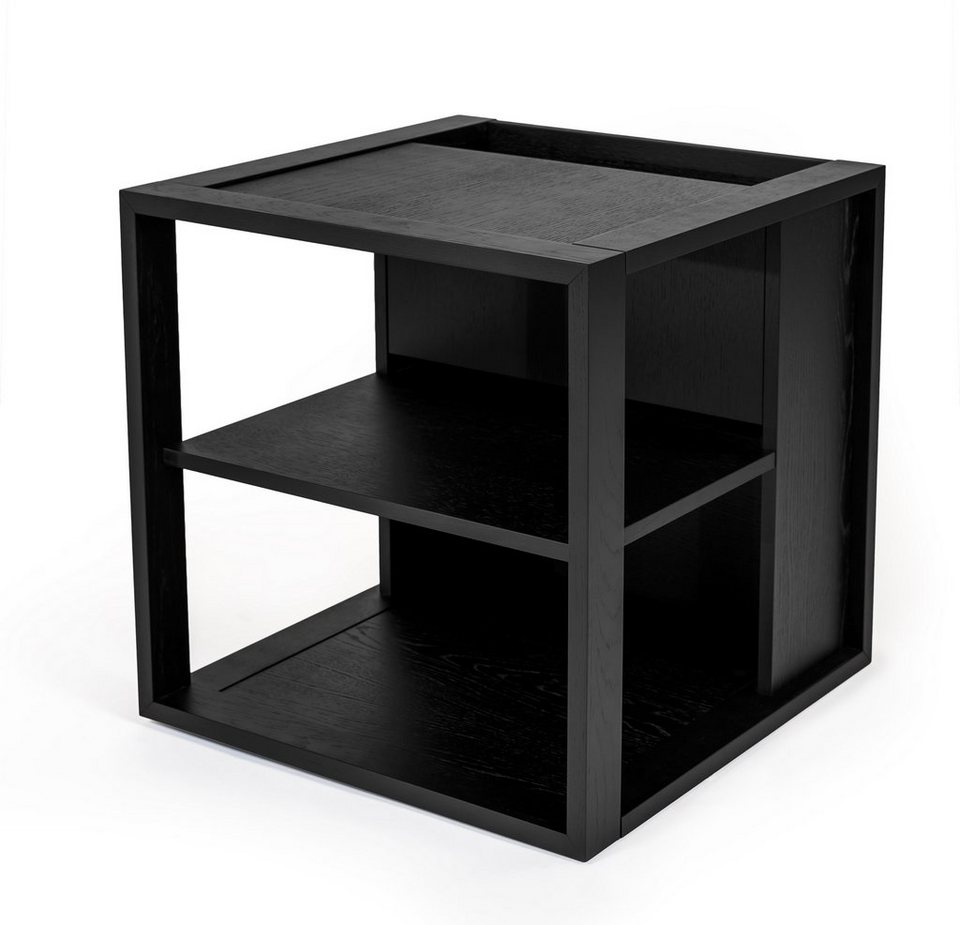 Woodman Couchtisch Cube Holzfurnier Aus Eiche Gestell Aus Massiver Eiche