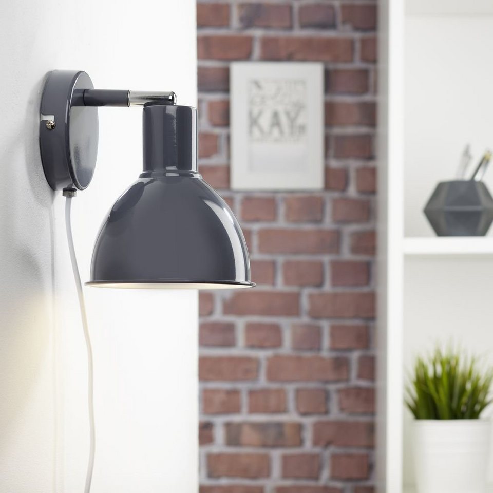 Click Licht Wandleuchte Metall Wandleuchte Pop E27 Anthrazit Keine