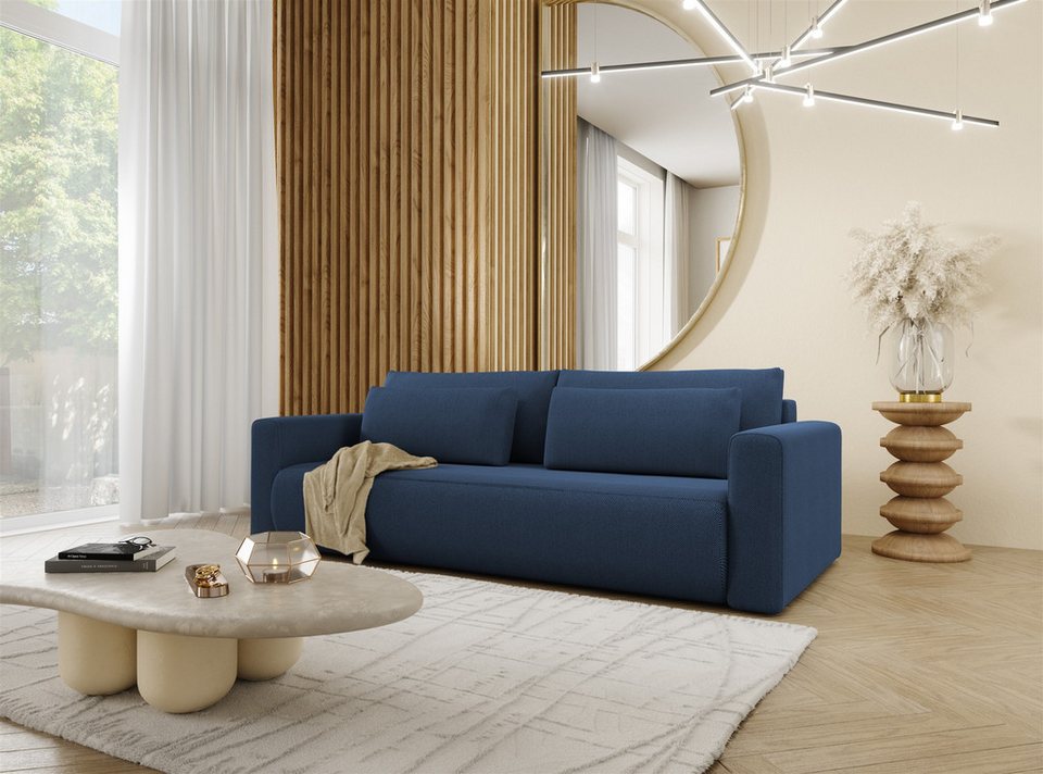 Fun Möbel 3 Sitzer Sofa Designersofa Chaira 3 Sitzer Mit Schlaffunktion