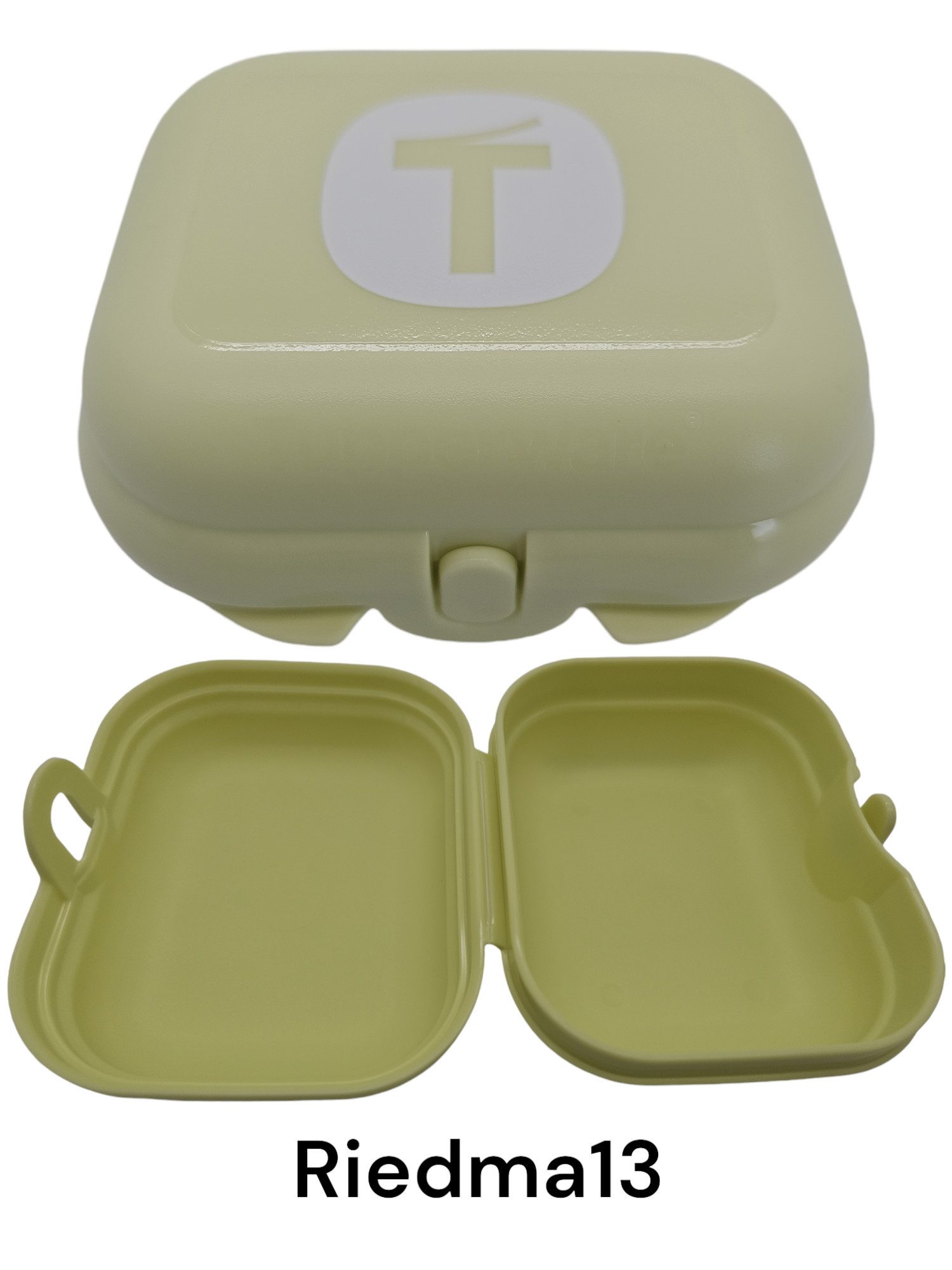 TUPPERWARE Vorratsdose Tupperware Mini Twin Dose in limette, Bonboniere