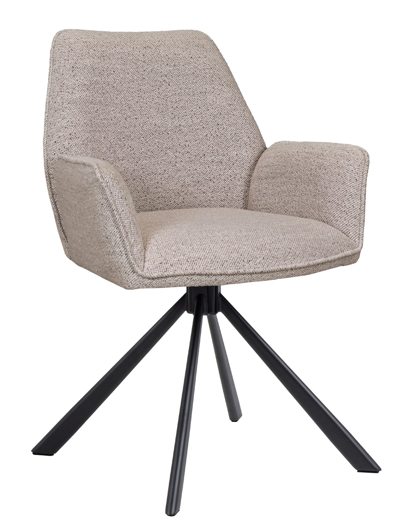 designimpex Esszimmerstuhl Design Esszimmerstuhl SYU-1 Stuhl drehbar Stühle Stoff