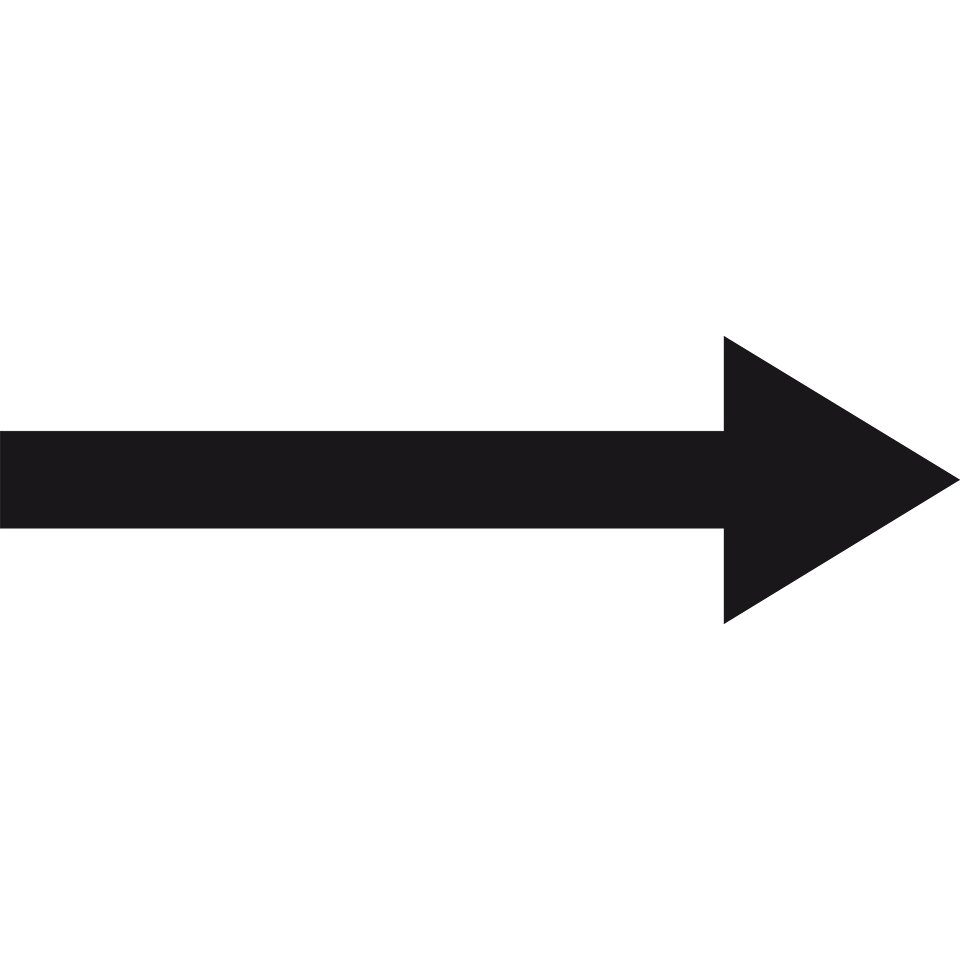 König Werbeanlagen Hinweisschild Richtungspfeil, RoHS konform, schw, Folie, selbstkl., 50x15mm ...
