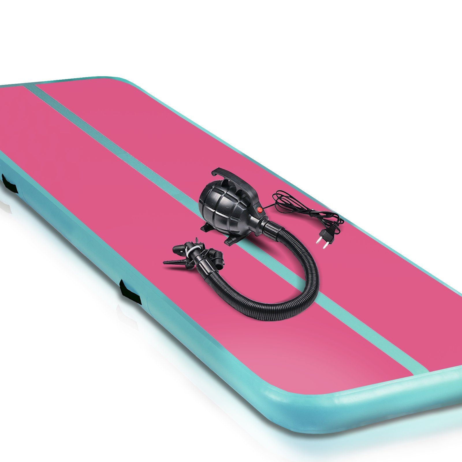 VENDOMNIA Turnmatte AIRTRACK - Fitness Sport 3/4/5/6/7/8m Farbwahl (elektrische Luftpumpe ...