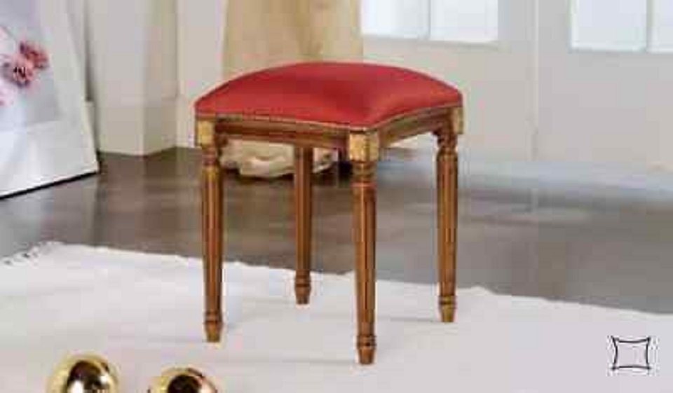 Jvmoebel Hocker Roter Hocker Luxus Einrichtung Designer Klassischer