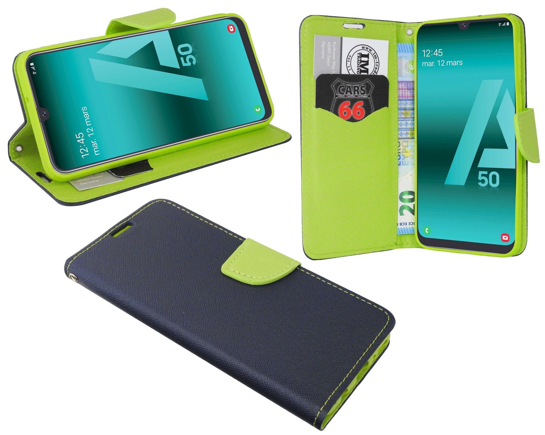 Cofi1453 Handyhülle Hülle Tasche Für Samsung Galaxy A50 Kunstleder