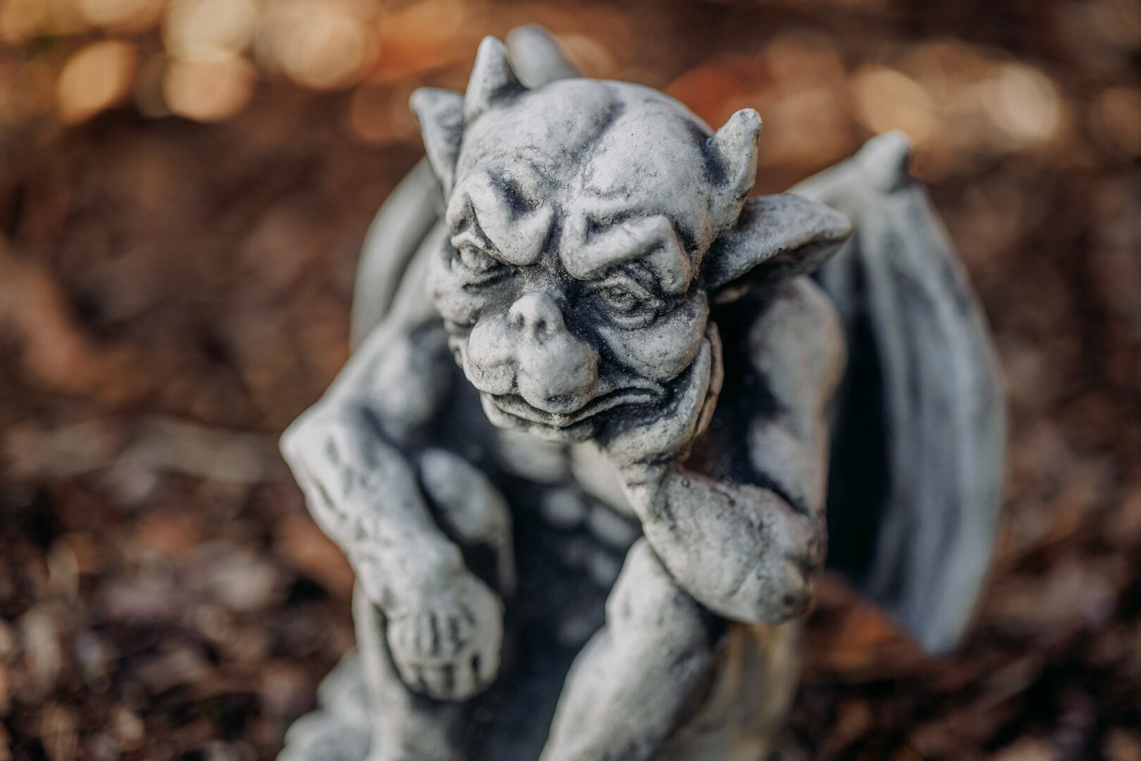 gartendekoparadies.de Gartenfigur Gargoyle Torwächter Gartenfigur ...