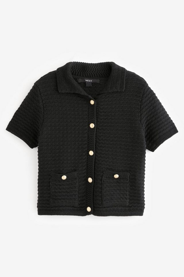 Next Strickjacke Kurzärmlige Jacke Zum Knöpfen 1 Tlg