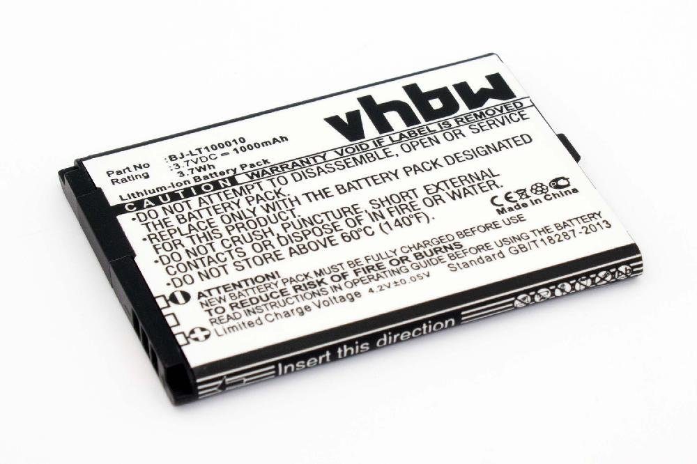 vhbw Ersatz für BJ-LT100010 für Mobilfunk (1000 mAh, 3,7 V, Li-Ion) Smartphone-Akku Li-Ion 1000 ...