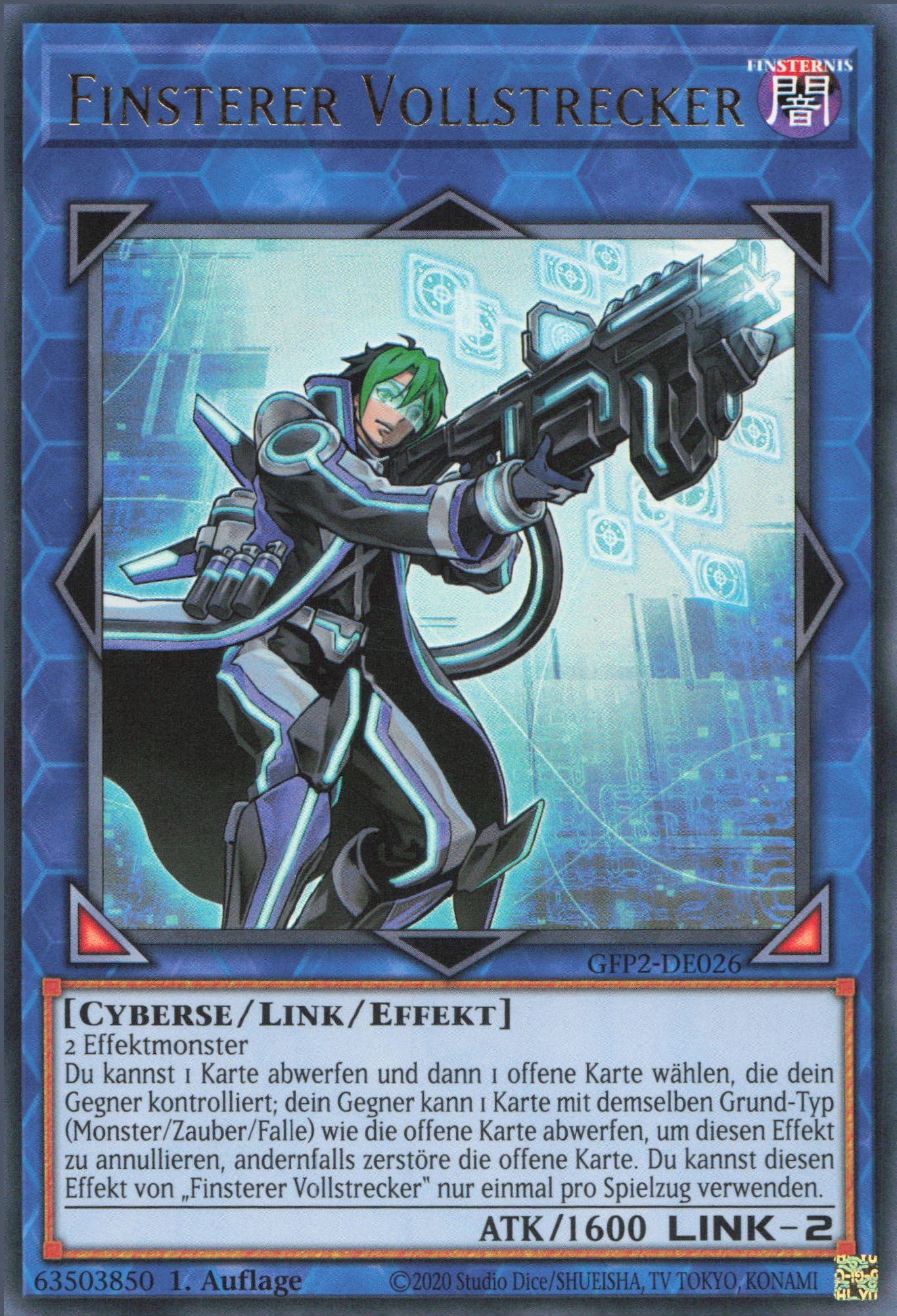 Recollectibles Sammelkarte Yugioh Karte Finsterer Vollstrecker Yu Gi
