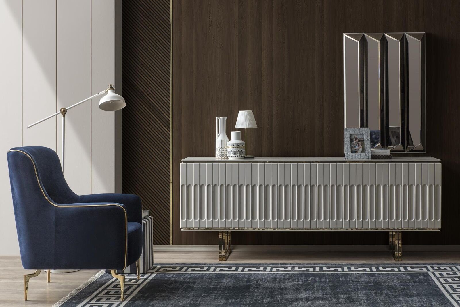 Jvmoebel Kommode Luxus Sideboard Kommode Schrank Wohnzimmer Designer