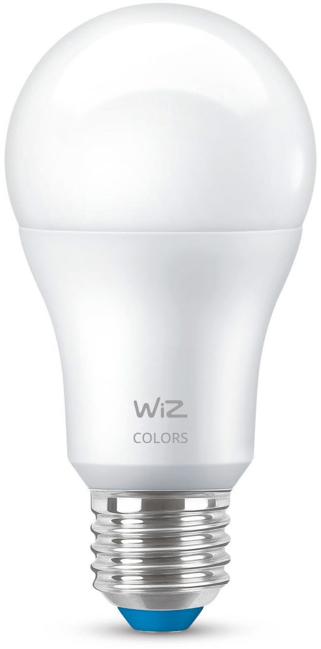 WiZ LED-Leuchtmittel White & Color 60W E27 Standardform dimmbar, E27